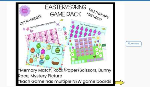 Easter Spring Game Bundle by Speech Therapy Fiesta | TPT