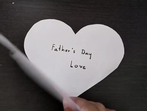 Fathers Day Card Tie Heart Card Templates Writing Coloring Activities ...
