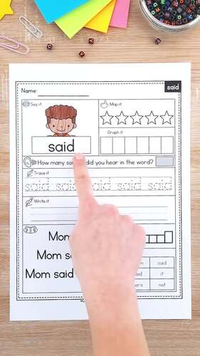 Sight Word Practice Sentences BUNDLE Decodable Sentences Science of Reading