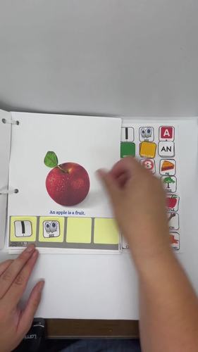 All About Apples Interactive Adapted Book | Speech Therapy | Mixed Language