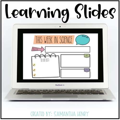 Learning Slides | Classroom Use & Distance Learning by Samantha Henry