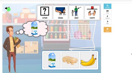 CORE WORD: WANT- AAC – Digital, no print, Boom Cards. by Winter Sisters