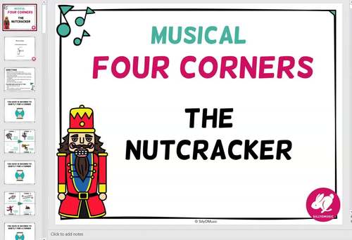4 Corners Music Game for Christmas - The Nutcracker - Whole Class Listening