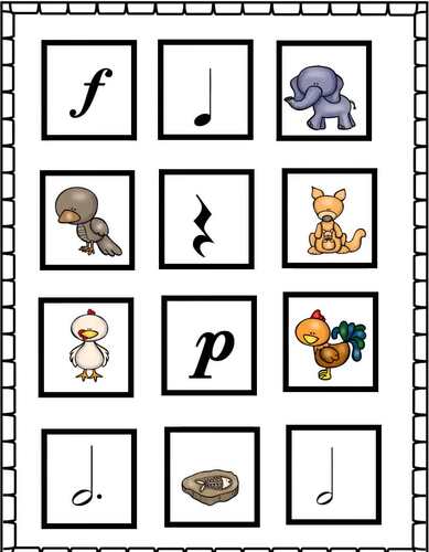 Carnival of the Animals Bingo Game, Grades K - 4, Sub Tub by TEACH KIDS ...