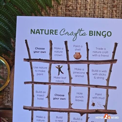 Nature Bingo Activity | Nature Bingo Scavenger Hunt | Nature Bingo Hunt