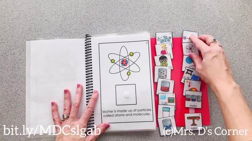 Types of Matter Adapted Books [Level 1 and 2] | Solid Liquid and Gas Books