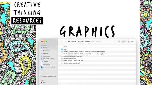 GRAPHIC DESIGN Pattern Activity | DT TECHNOLOGY Textiles | TPT