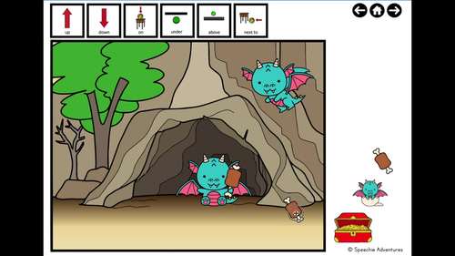 Dragon Themed Build a Scene Boom Cards™ by Speechie Adventures | TPT