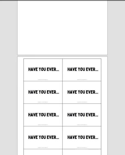 Conversation Cards Bundle for Have You Ever, Would You Rather Questions ...