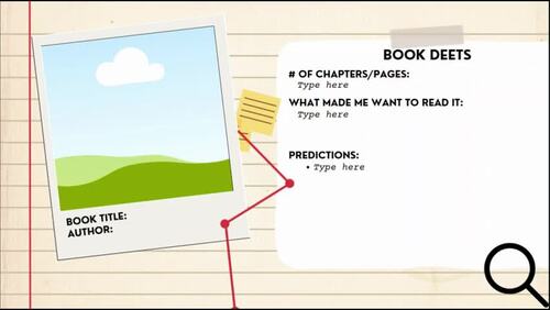 5th - 12th Novel Study Daily Slides Editable Canva Project and Assessment
