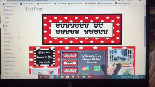 Bitmoji Classroom + Web Page Design Bundle (Canvas, Google Sites and more)