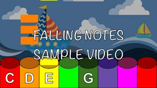 Merrily We Roll Along - Boomwhacker Play Along Videos and Sheet Music