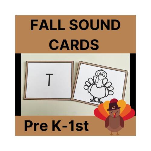 Fall Beginning Sound Cards | Pre K- 1st Grade | Homeschool | Centers ...