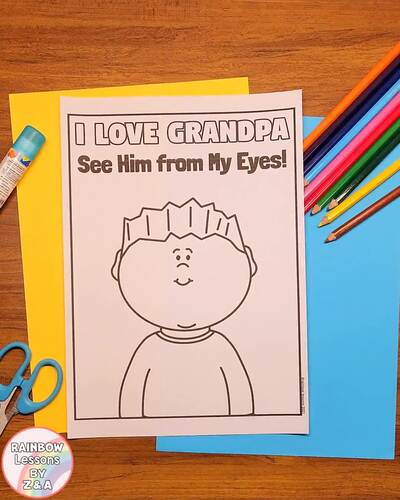 Fathers Day Writing Craft | Fathers Day Activity | Fathers Day Craftivity