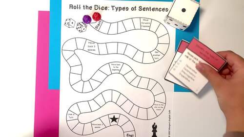 Fragments, Run-Ons, and Complete Sentences Review Board Game/ Task Cards