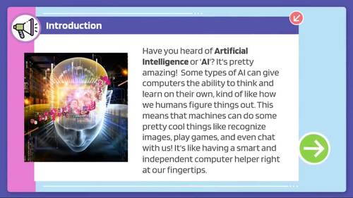 Artificial Intelligence for Kids - Interactive Multimedia Resource