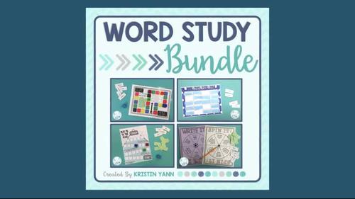 Word Study Bundle: Games & Other Resources by School and the City