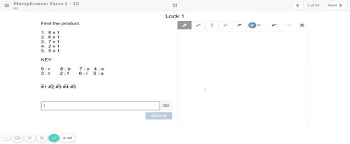 Multiplication and Division Facts Game - Practice Fluency Review ...