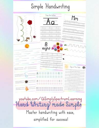 Simply Master Handwriting by Simply Spectrum Learning | TPT