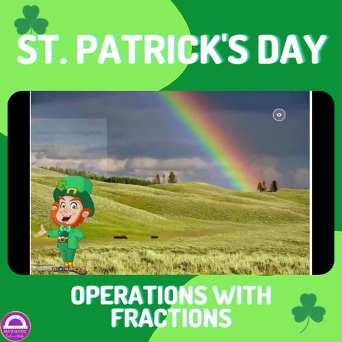 St. Patrick's Day Escape Room Operations with Fractions by Matemaths