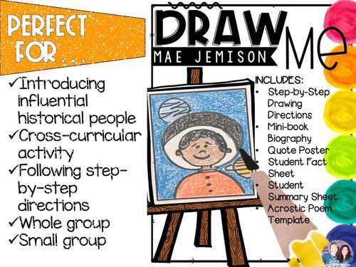 Draw Me! Mae Jemison Directed Drawing | Women's History Month | CKLA