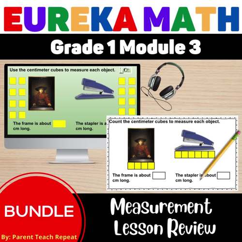 Engage NY {Eureka} Math Grade 1 Module 3 Digital Printable Review with ...