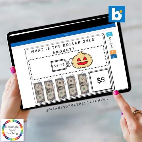 Halloween Life Skills Counting Money Next Dollar Up Math Boom Cards™