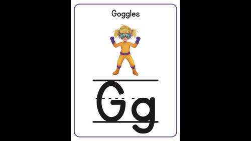 Alphabet Letter Sounds A–Z with Movement | Superhero Phonics Activities
