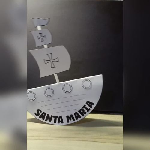 Christopher Columbus Craft and Writing Prompts Rocking Ship Santa Maria ...