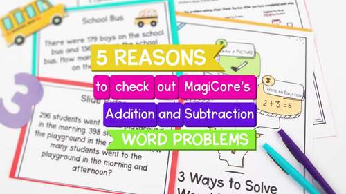 Addition and Subtraction Word Problems within 1,000 - 2nd Grade Math ...