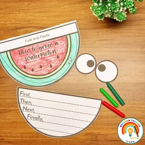 Watermelon Writing Craft | Watermelon Craftivity | Summer Writing ...