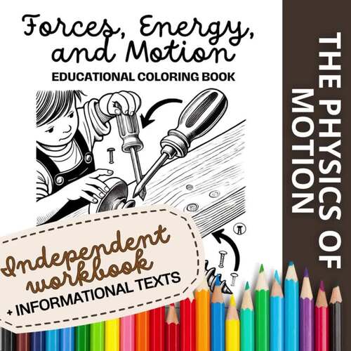 Force and Motion Reading Passages | Science book | Simple Machines ...