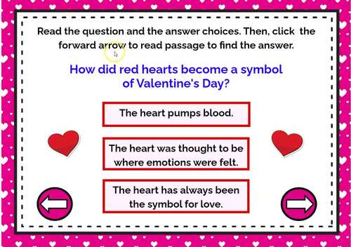 Valentines Day Activity Scavenger Hunt BOOM Cards by CarolJ Creations