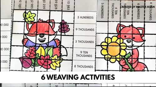 Place Value Craft Fall Math Activities - Fox Craftivity Identifying To ...