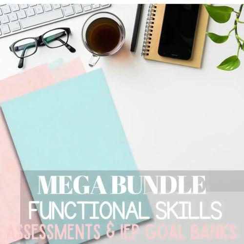 Bundle Functional Skills Assessment Guides and IEP Goals | TPT