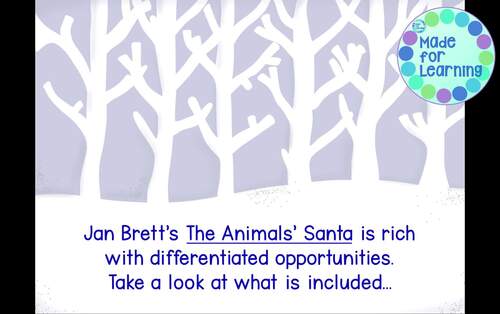 Animals' Santa Christmas Library Read Aloud Activities Readers’ Theater ...