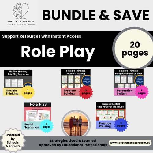 Role Play Scenario Cards and Activities Develop Range Skills Autism ...