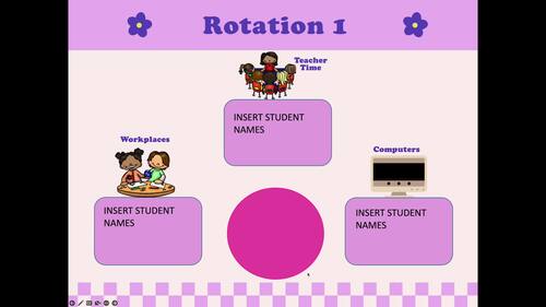 Colorful Timed Math Rotation PowerPoint - Teaching tool by Teach with Jae