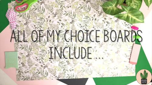 Astronomy Printable and Digital Choice Board for Distance Learning