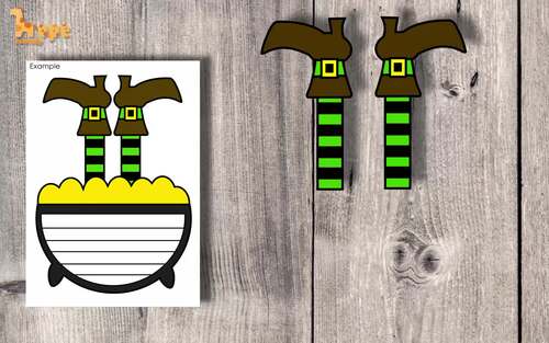 St. Patrick's Day Writing Craft | Leprechaun Craftivity ...