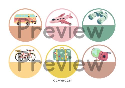 Travel Theme Classroom Decor | Editable Labels | Around the World Name Tags