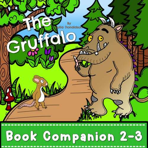 The Gruffalo Book Study Unit Activities for 2nd & 3rd Grade | No Prep ...