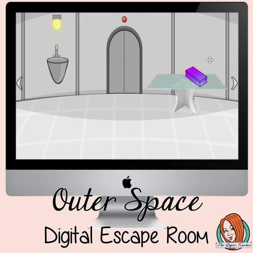 Outer Space Science Escape Room Boom Cards by The Ginger Teacher