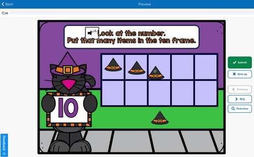 Halloween Build Sets to 10 by Freckled in Kinder | TPT