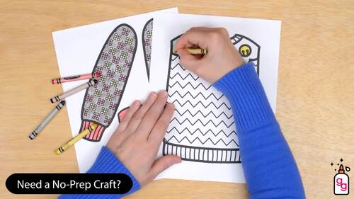 Build an Ugly Christmas Sweater Craft, December Writing Activities ...