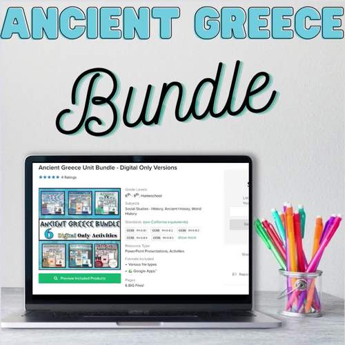 Ancient Greece Unit Bundle - Digital Only Versions by History from the ...