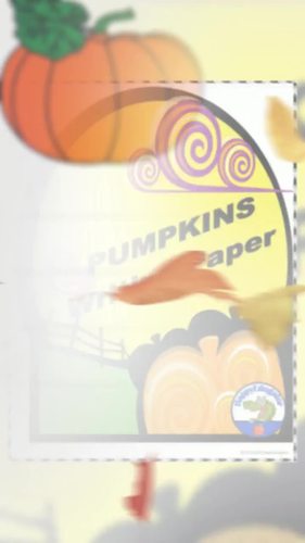 PUMPKINS Writing Paper - Lined Paper - Pumpkins Theme by HappyEdugator