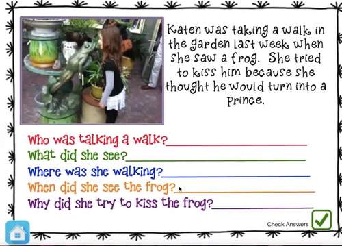 Simple Color Coded Stories to Boost WH Comprehension - BOOM CARDS