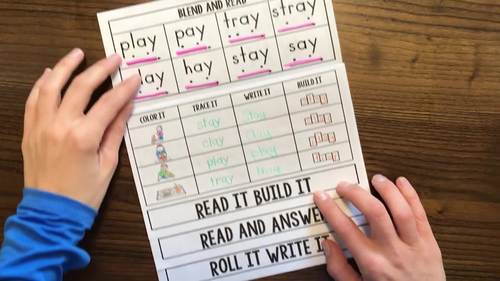 Phonics Activities | Phonics Flipbooks | Vowel Teams by The Behavior Boss