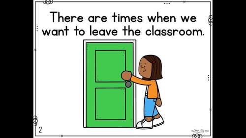 Social Story Staying in the Classroom | Eloping Social Story ...